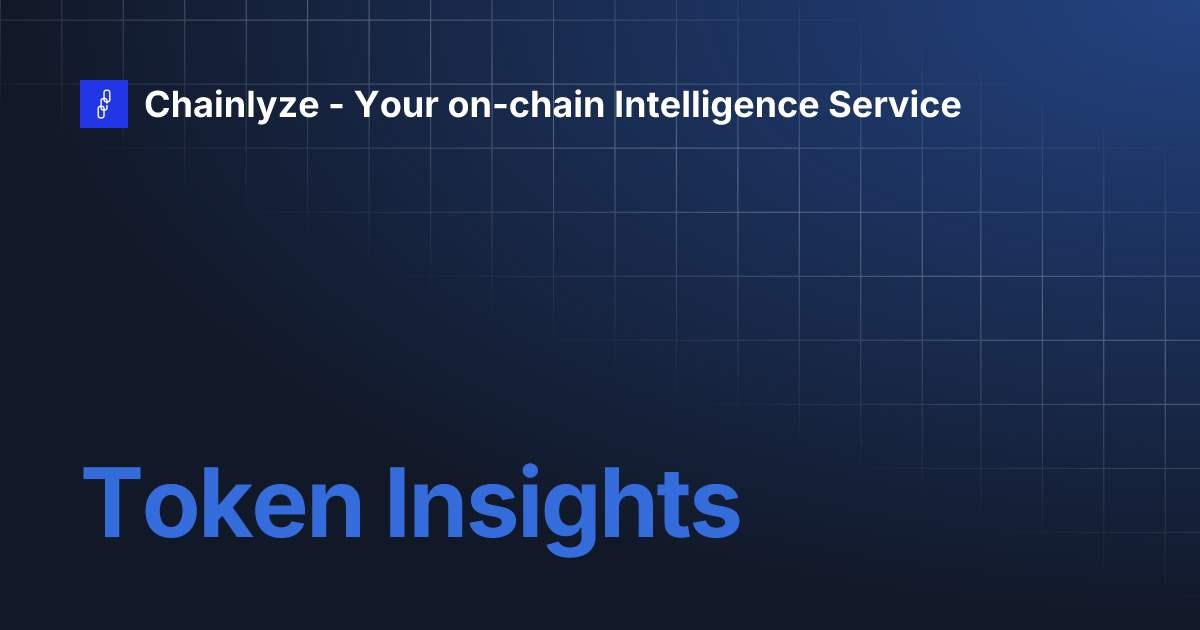 Token Insights | Chainlyze - Your on-chain Intelligence Service
