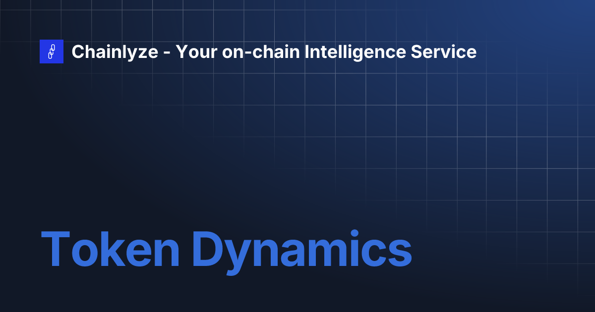 Token Dynamics | Chainlyze - Your on-chain Intelligence Service